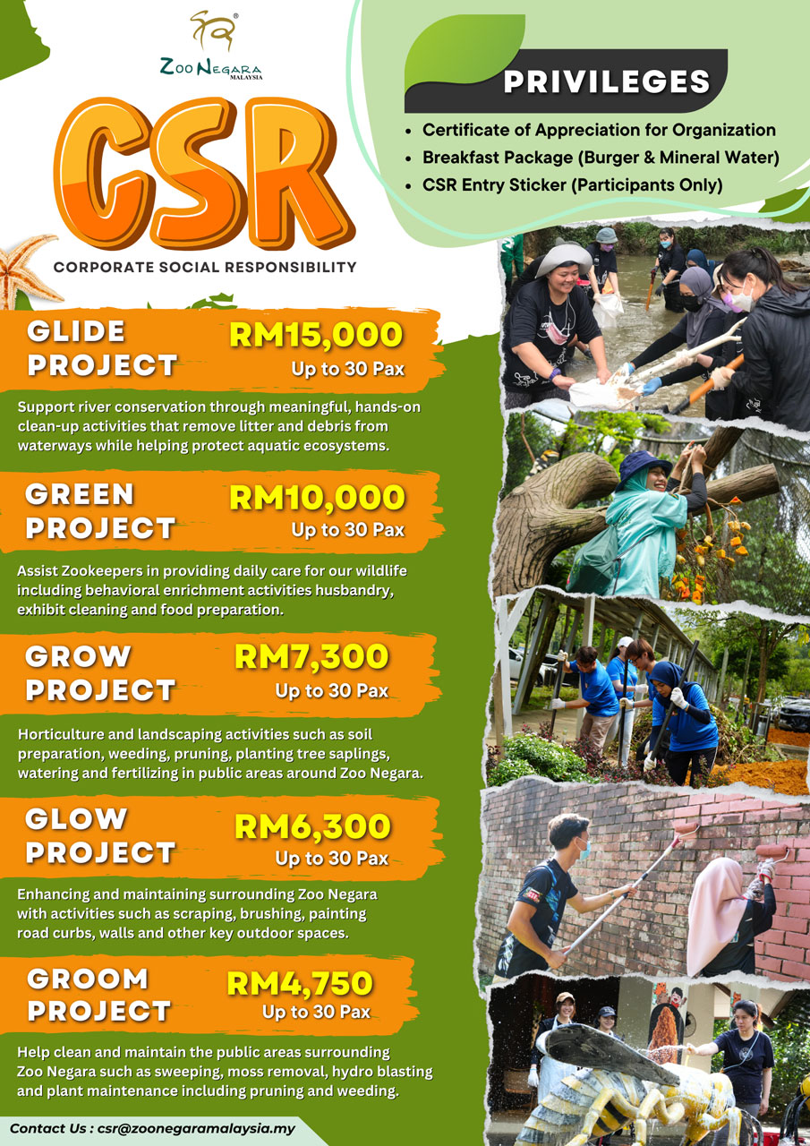 Zoo Negara CSR Programme